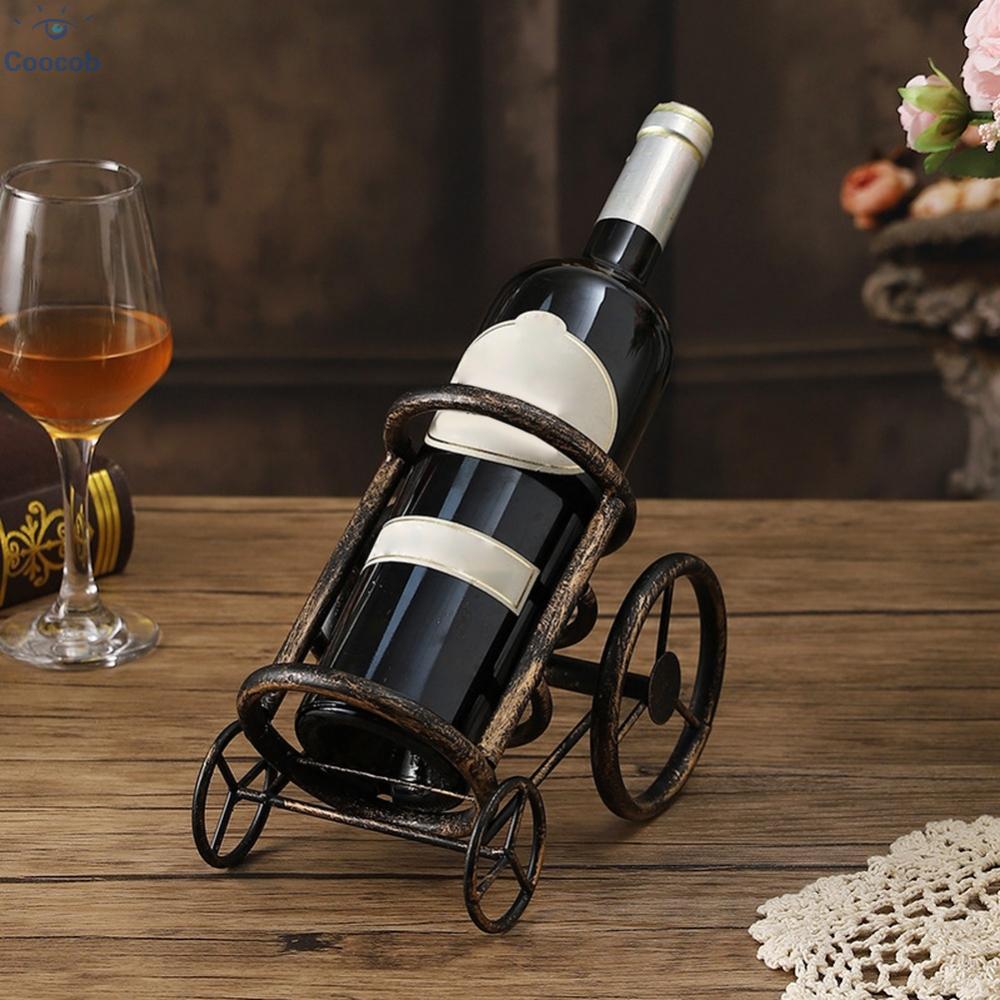 Creative Iron Tricycle Wine Rack with Vintage Finish for Home or ...