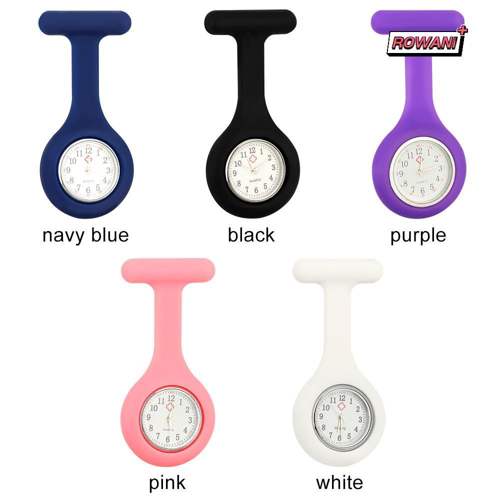 ROWAN1 Nurse Watch Women Multi Colors Lapel Watches with Second Hand ...