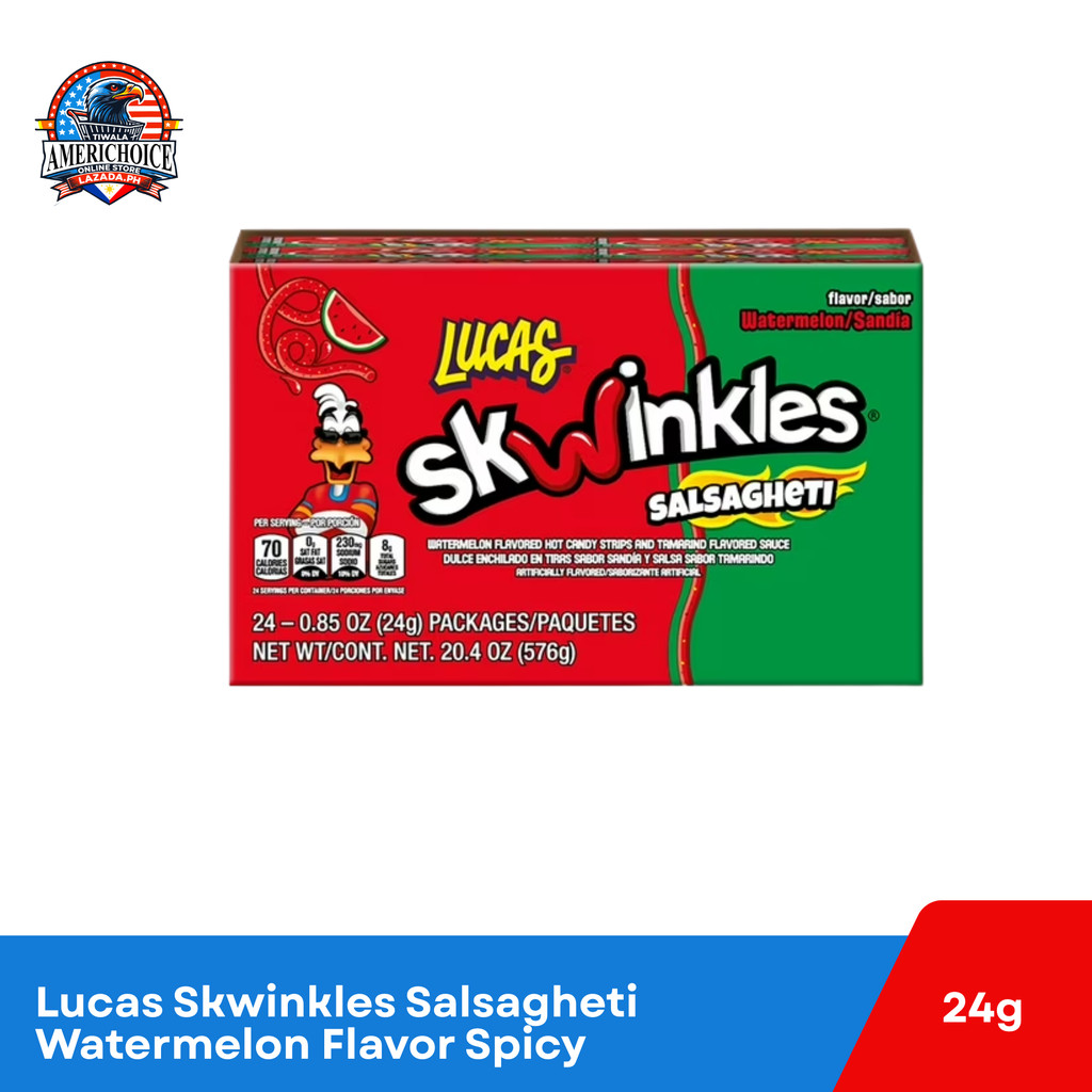 Lucas Skwinkles Salsagheti 24g – USA Imported Watermelon Spicy Mexican ...