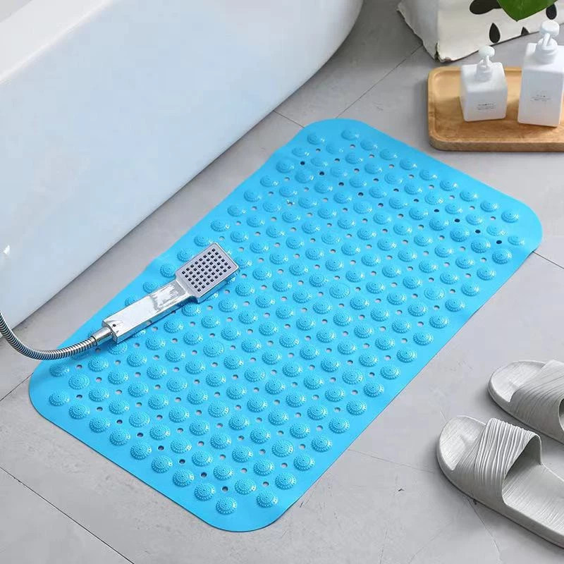 ★ZH★Non-Slip TPE Bath Mat - Anti-Bacterial & Waterproof (69x36cm ...