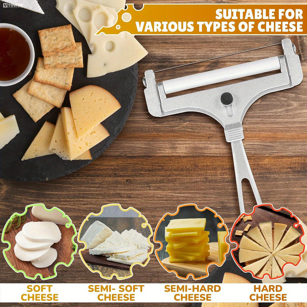 Adjustable Thickness Cheese Slicer Multi-Functional Cheese Slicer ...
