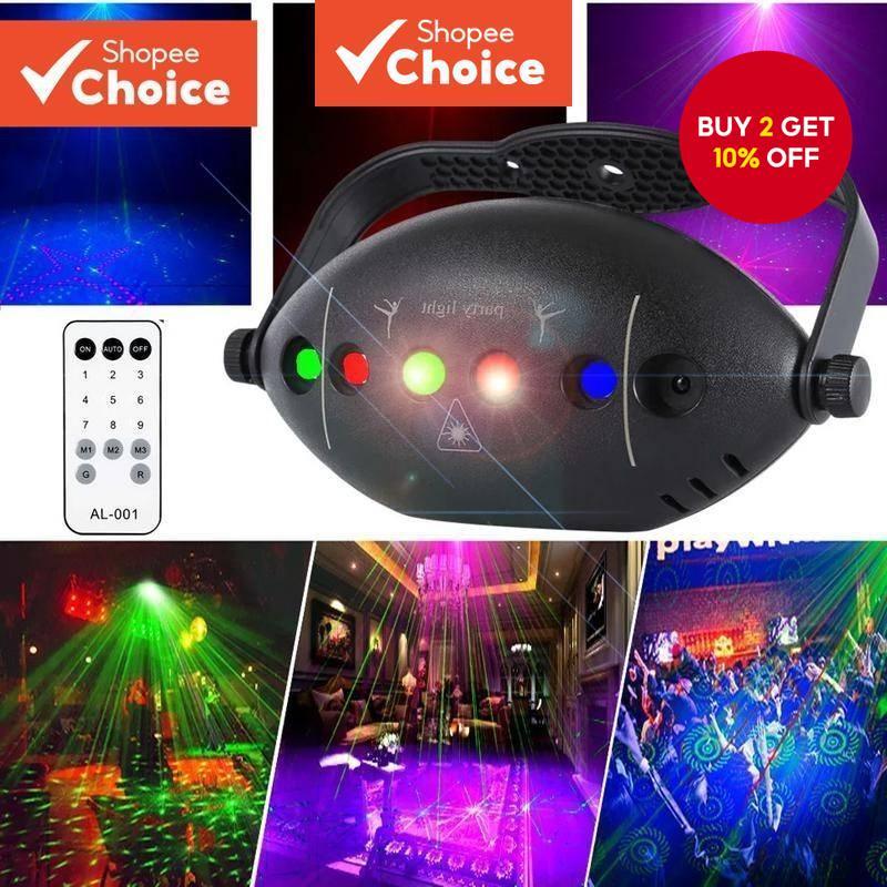 Home KTV Light - Rechargeable LED Party Stage Light with Sound Control ...