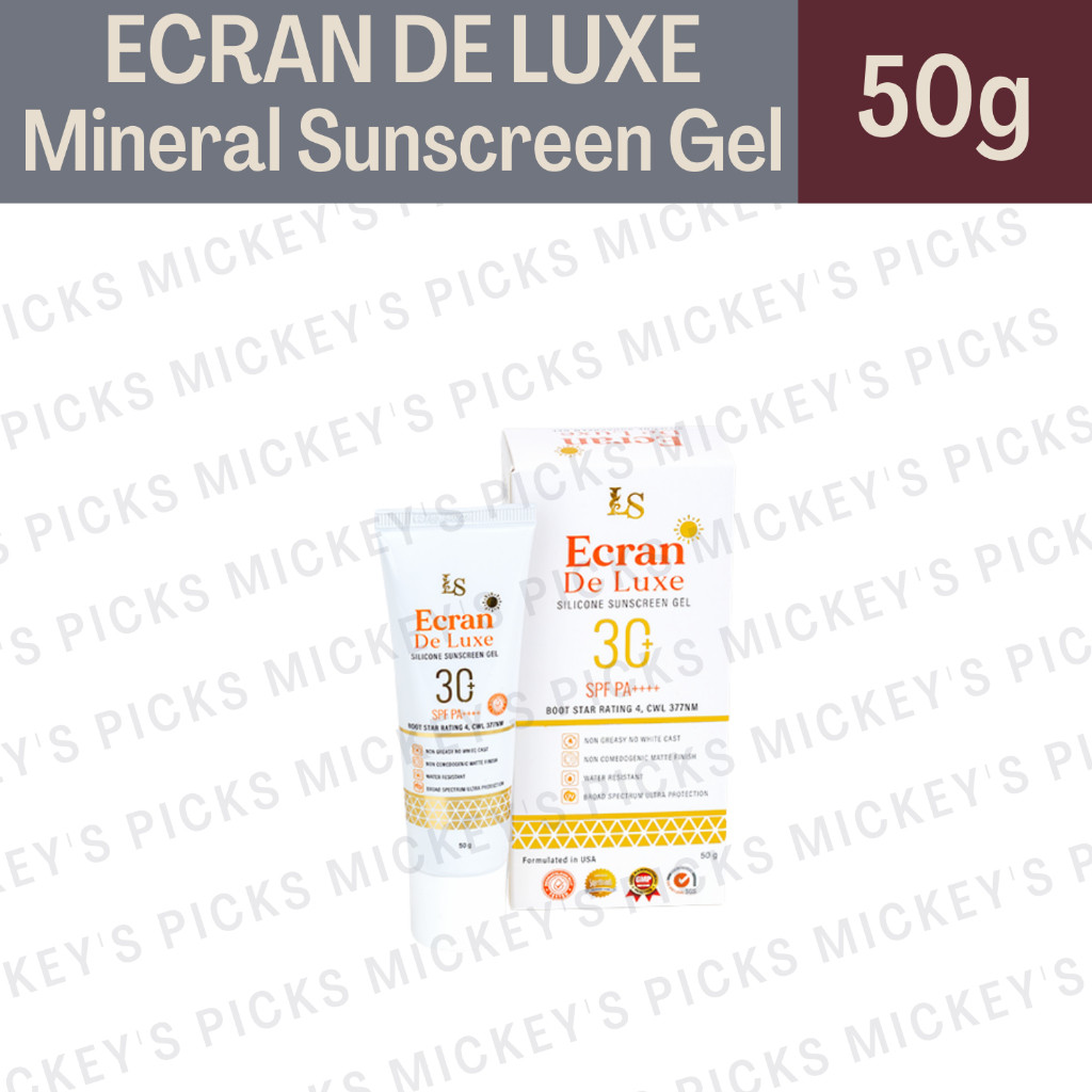 Ecran de Luxe Mineral Sunscreen Gel SPF 30 PA++++ Matte Finish | Shopee ...