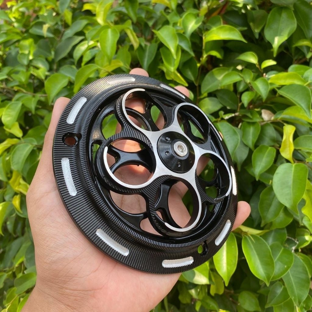 TMP CNC Radiator Spinner Fan Protective Cover Vespa Sprint Primavera LX ...
