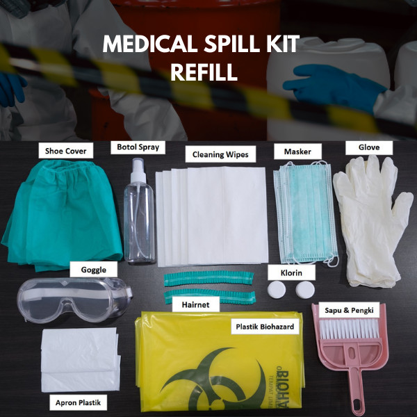 REFILL Spill Kit infectious PPE Clinic, RS, Office, Health Center ...