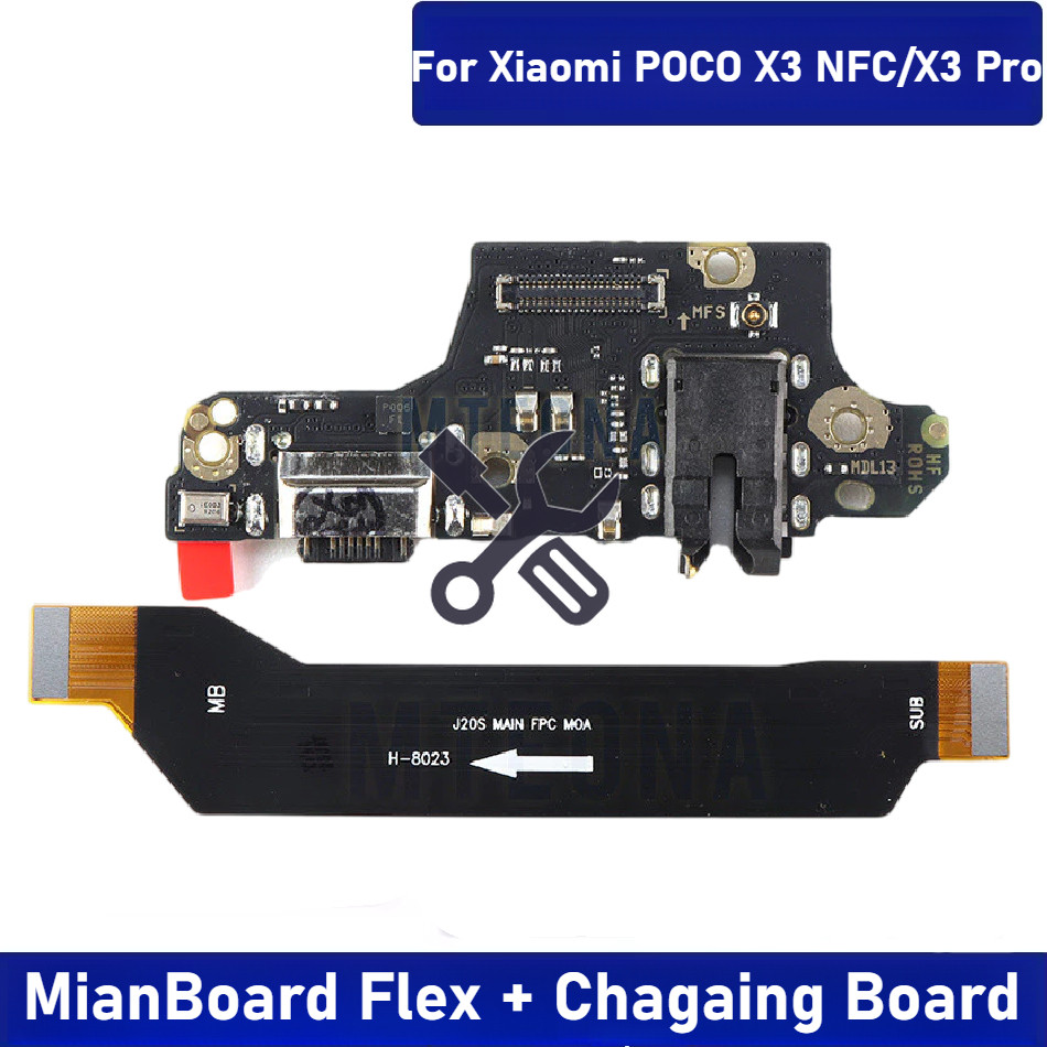 For Xiaomi POCO X3 NFC X3Pro Charging Board Charger Port + Main Board ...