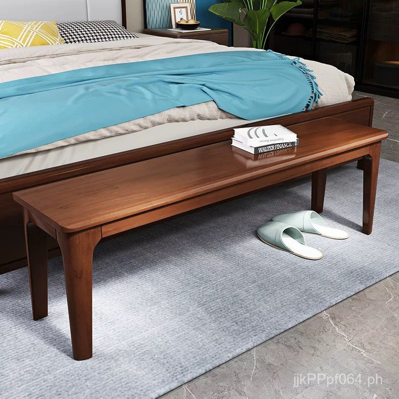 Solid Wood Bed End Stool Low Stool Shoe Changing Stool Dining Table ...
