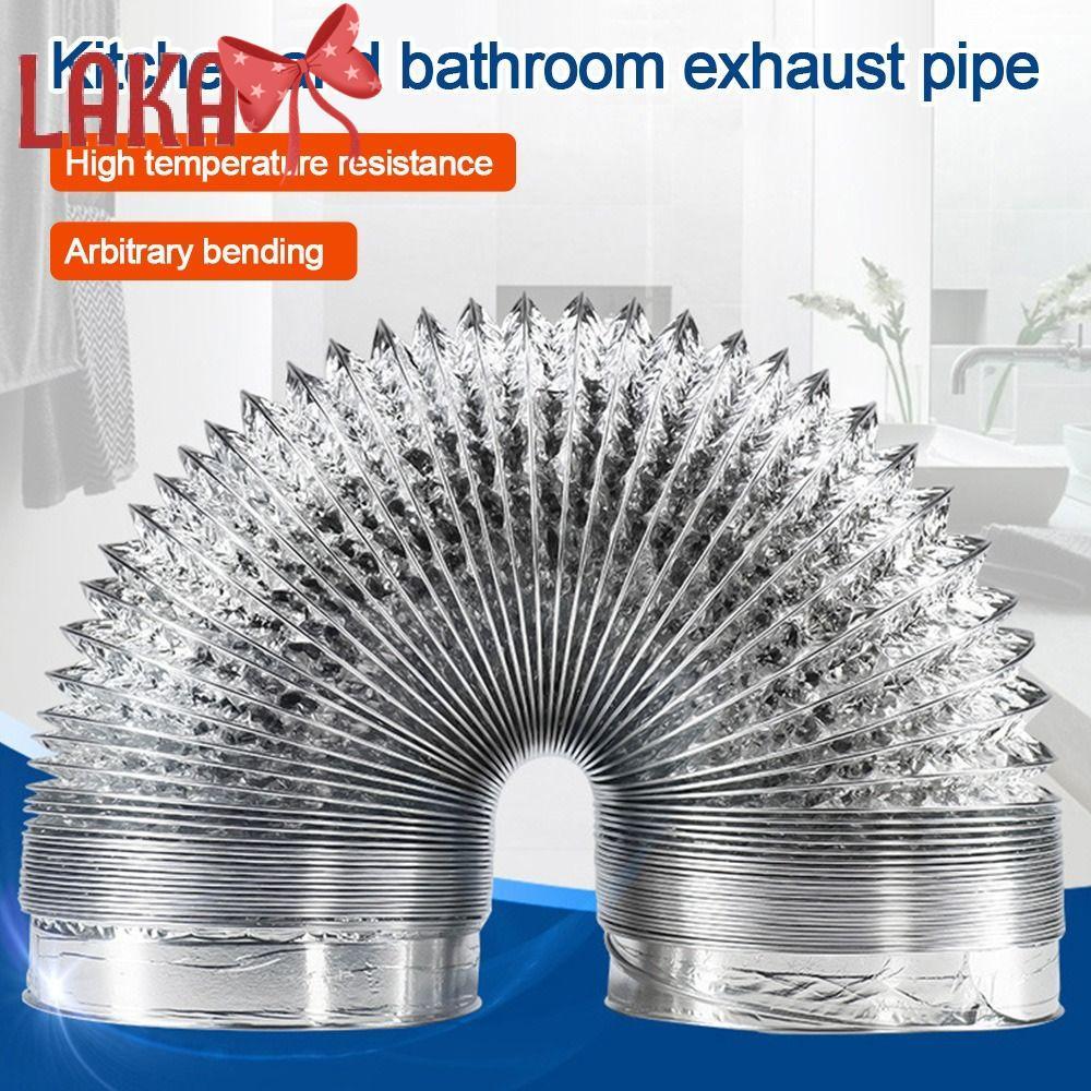LAKA Ventilation Duct, Aluminum Foil Insulated Ventilator Pipe, Useful ...