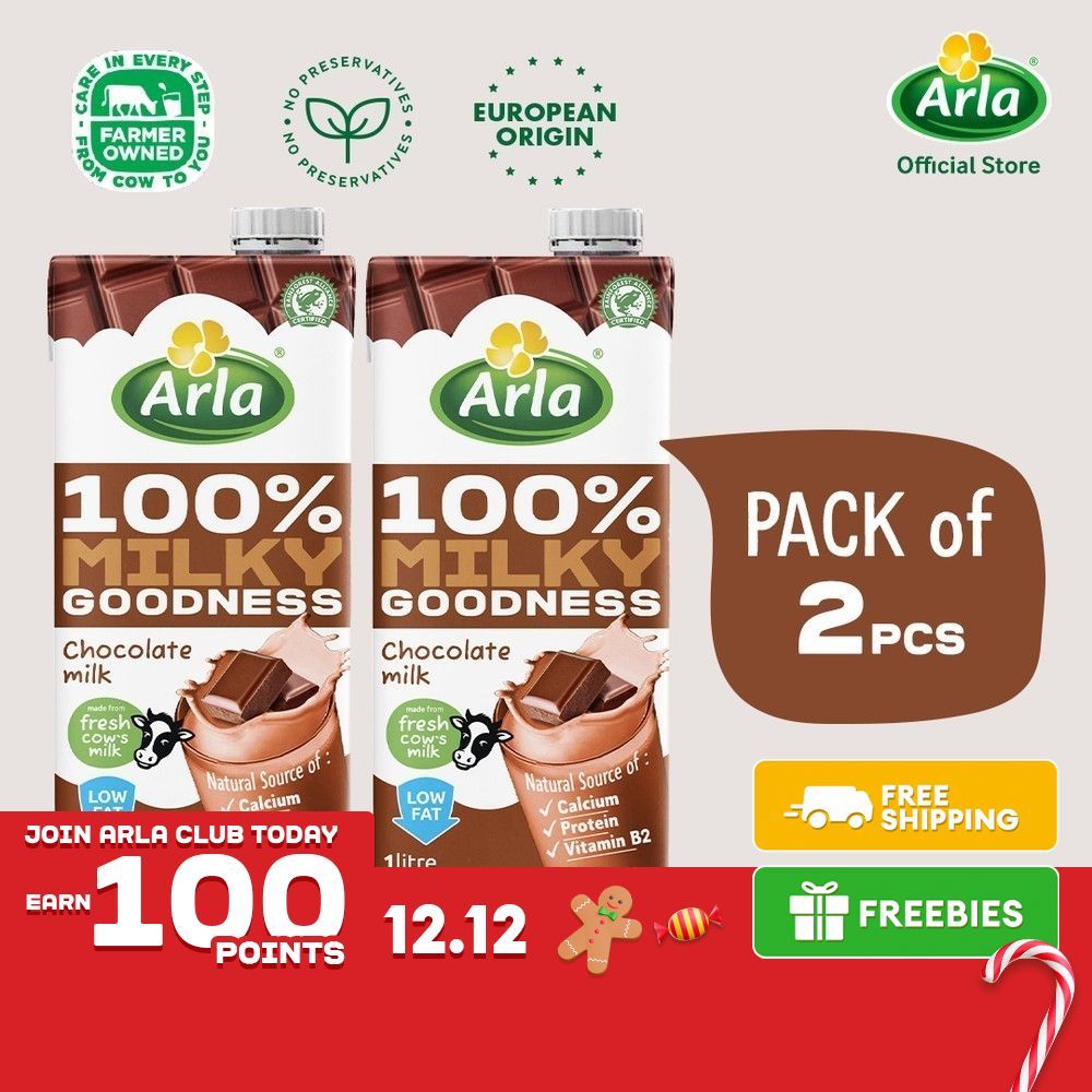 Arla Chocolate Milk 1L 2-Pack | Shopee Philippines