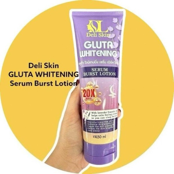 DL DELI SKIN GLUTA WHITENING NIGHT SERUM LOTION | Shopee Philippines