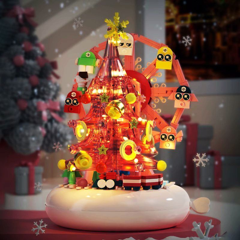DK Create Creation 7030 Ferris Wheel Christmas Tree Rotating Music Box ...