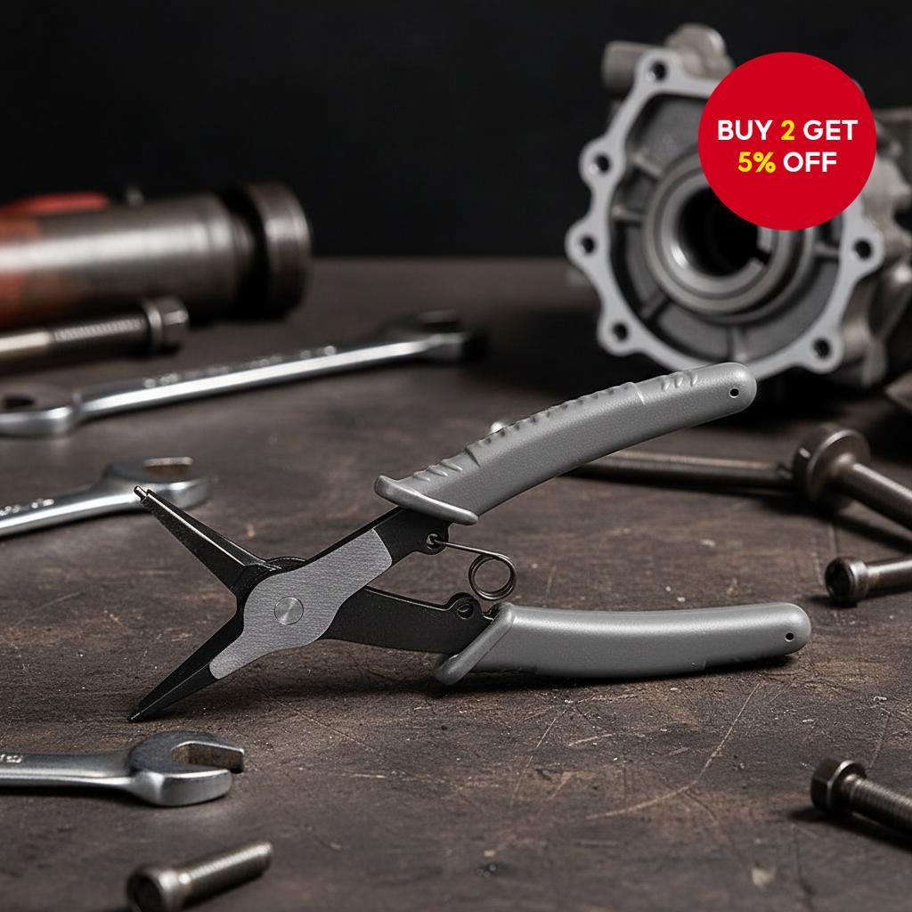 Combination Snap Ring Tool with Internal and External Circlip Pliers, 2 ...