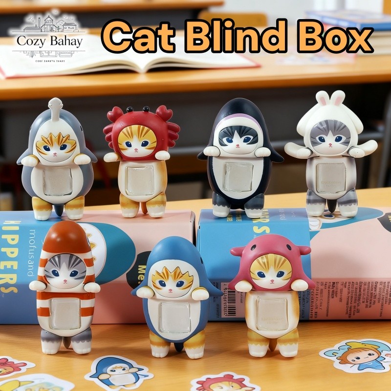 Mufusand Cat Fushandi Party Series Blind Box Cute Collectible Figurine ...