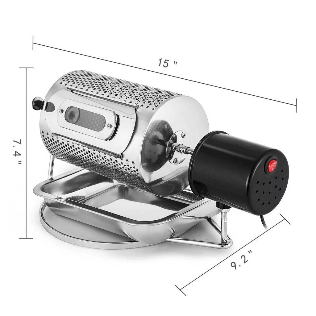 shipping in 12h Stainless Steel Small Coffee Bean Roaster Baking Bean ...