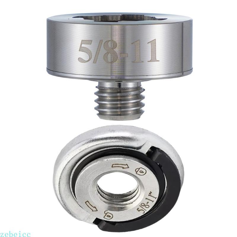 zebeicc Steel 5 8 -11 Grinder Shafts Adapter Set Includes Locking Nut ...