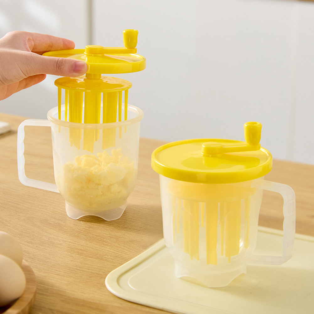 Manual Hand Crank Egg-Beater Home Kitchen. Fun & Easy Manual Egg ...