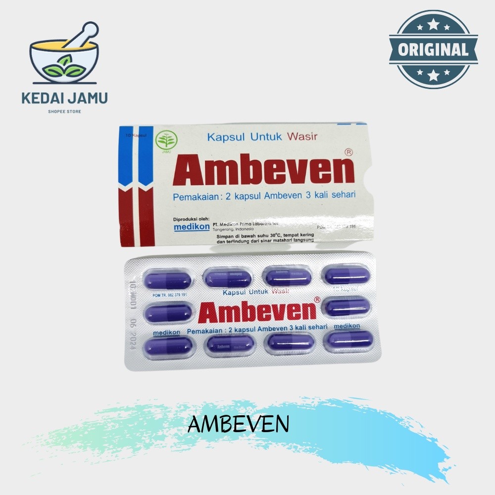 AMBEVEN 10 Capsules - Relieves hemorrhoid symptoms | Shopee Philippines