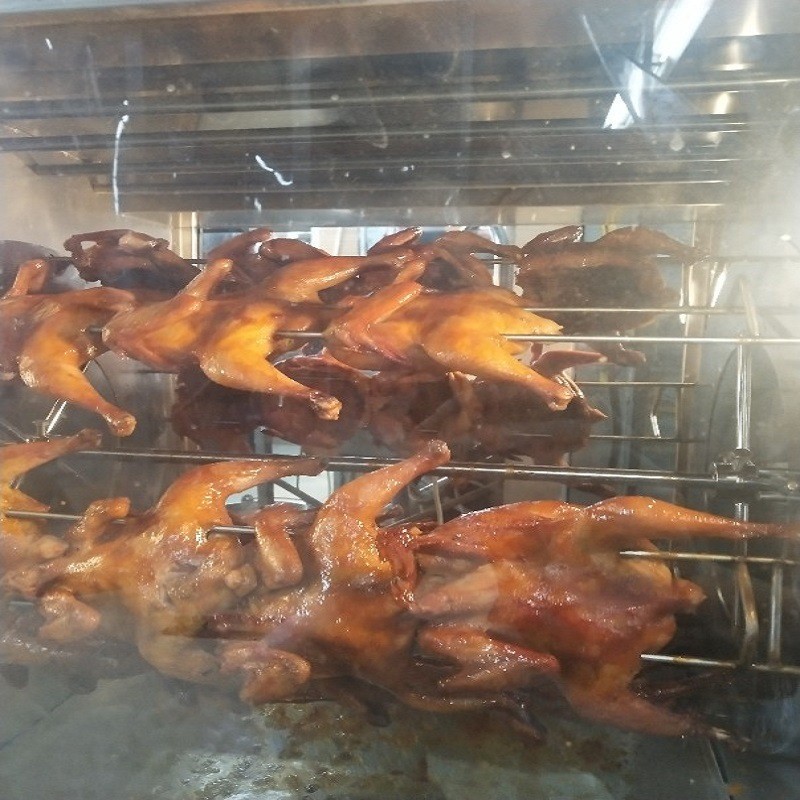 Horizontal Commercial Rotating Automatic Chicken Roaster Duck Neck ...
