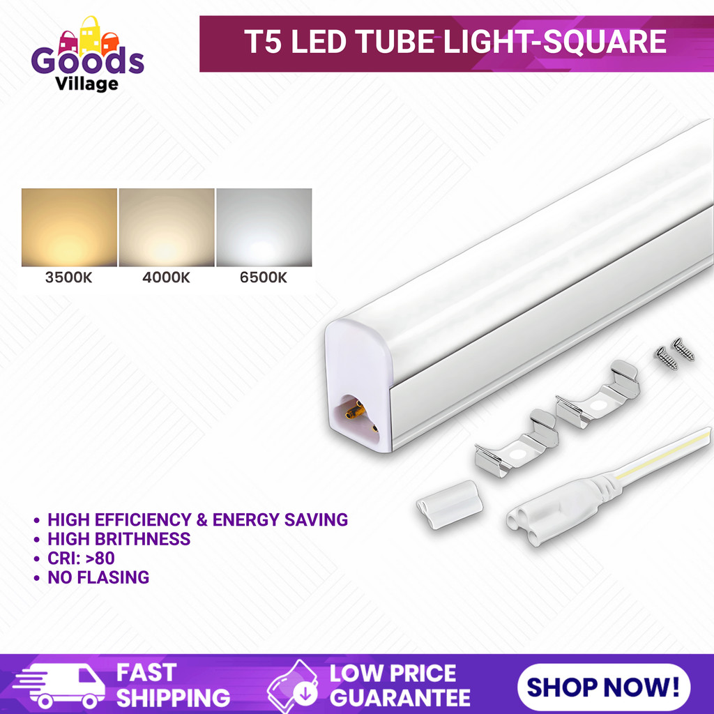 High Quality T5 LED Tube Light 9W 12W 18W White Light Super Bright ...