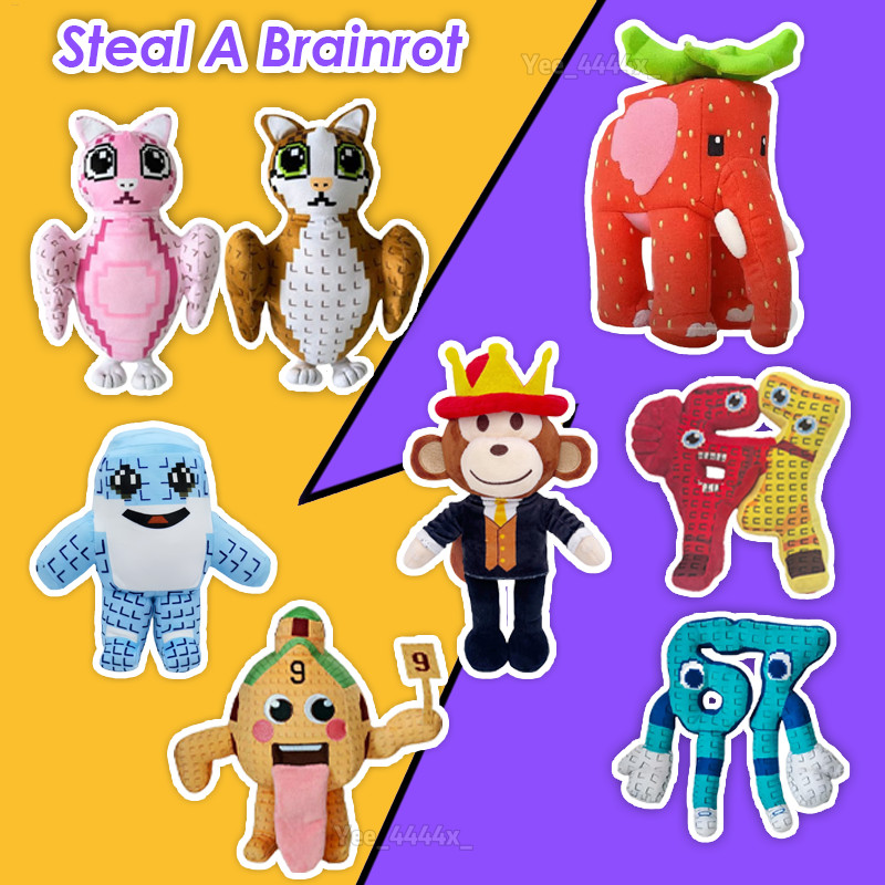 Meowl Plush Steal A Brainrot Meowl Plush Toys Collectibles for Game ...