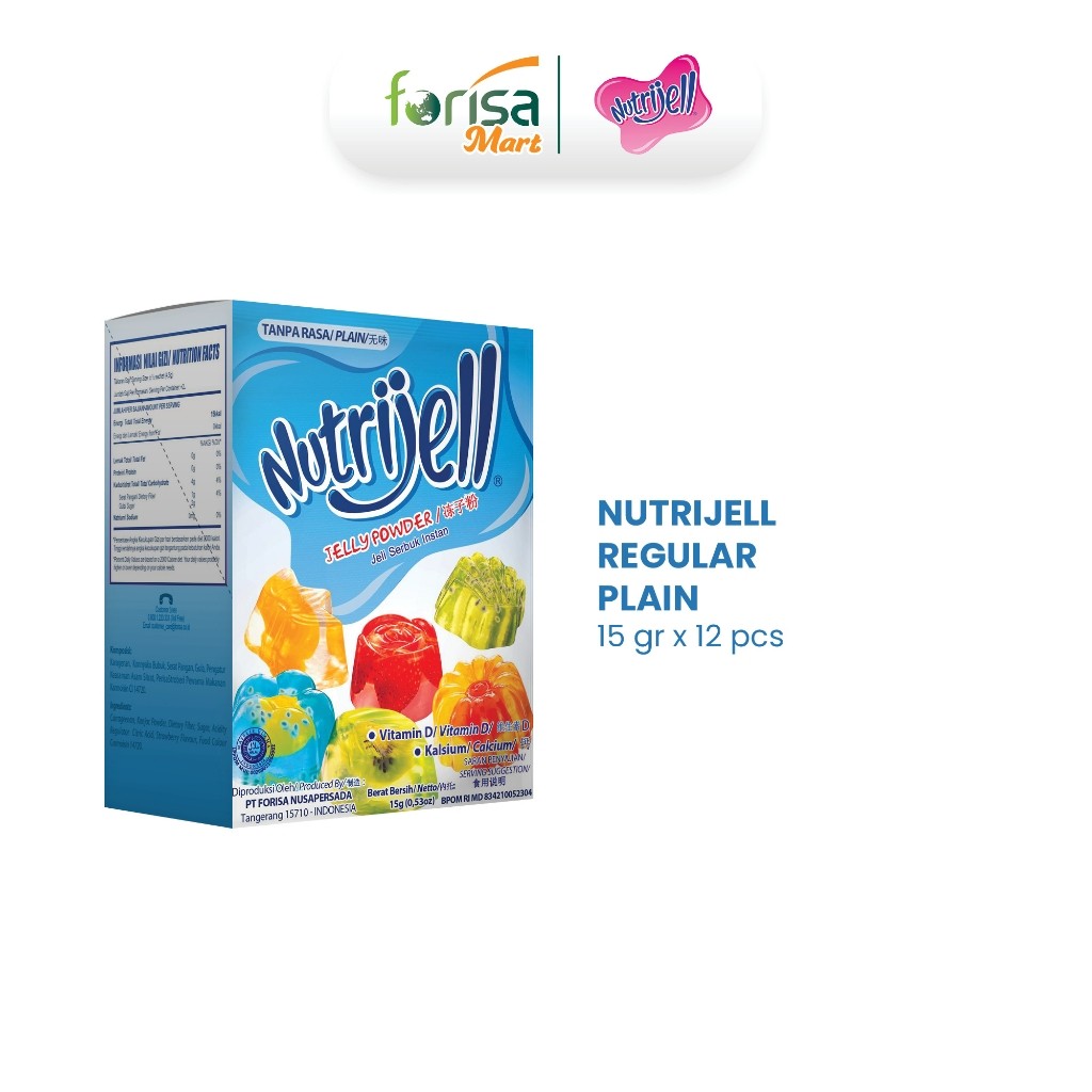 Nutrijell Regular Plain Flavor 15g Box - 12 pcs | Shopee Philippines