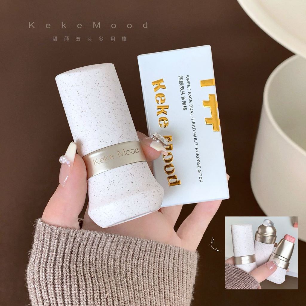 KEKEMOOD Sweet Face Double-Headed Multi-Purpose Easy-to-Color Matte ...