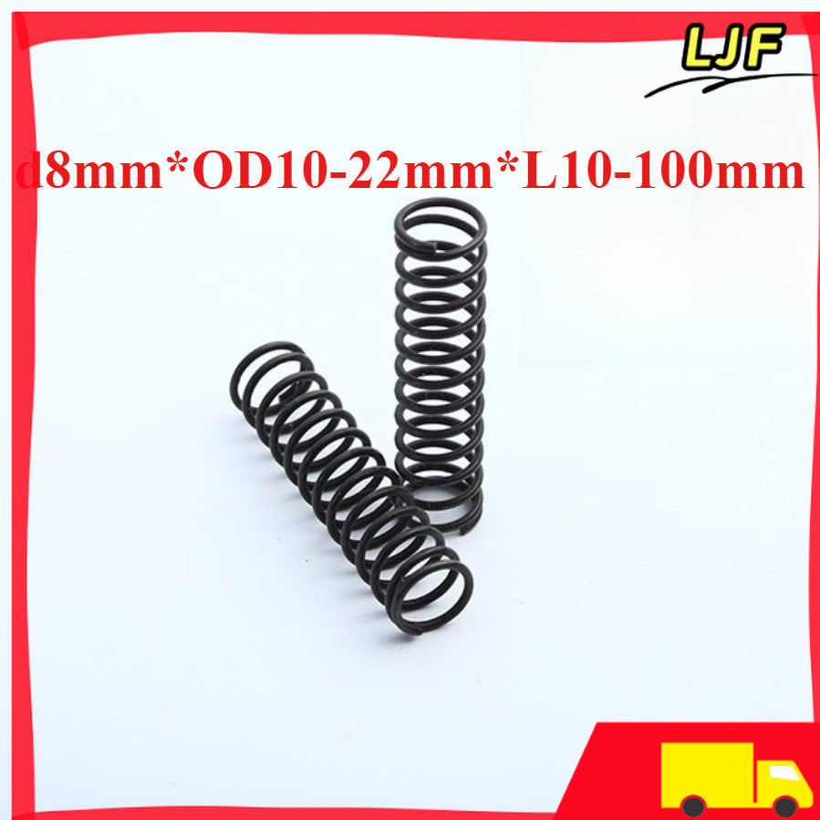 【LJF】compression spring /Pressure Return Spring 65Mn spring steel d8mm ...