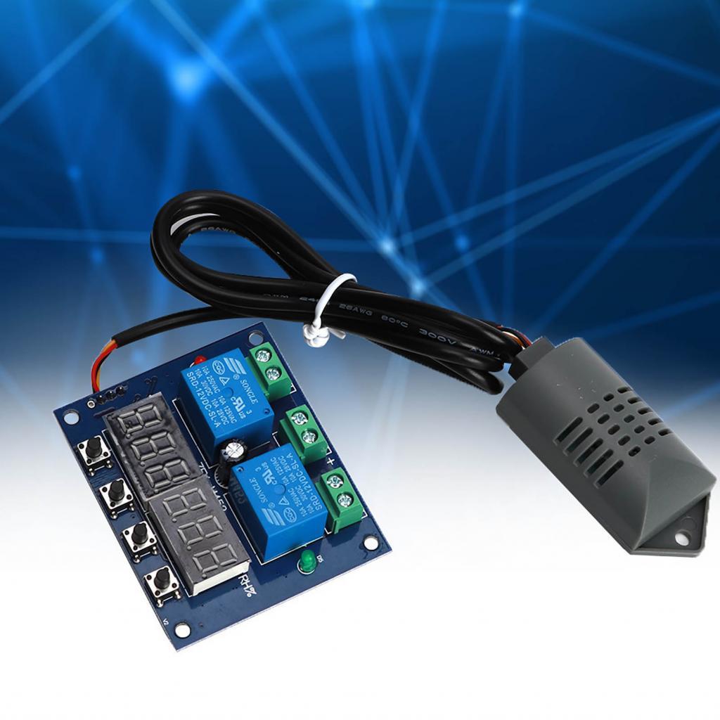 Temperature Controller Dual Output Phenolic Plstic Plate Humidity ...