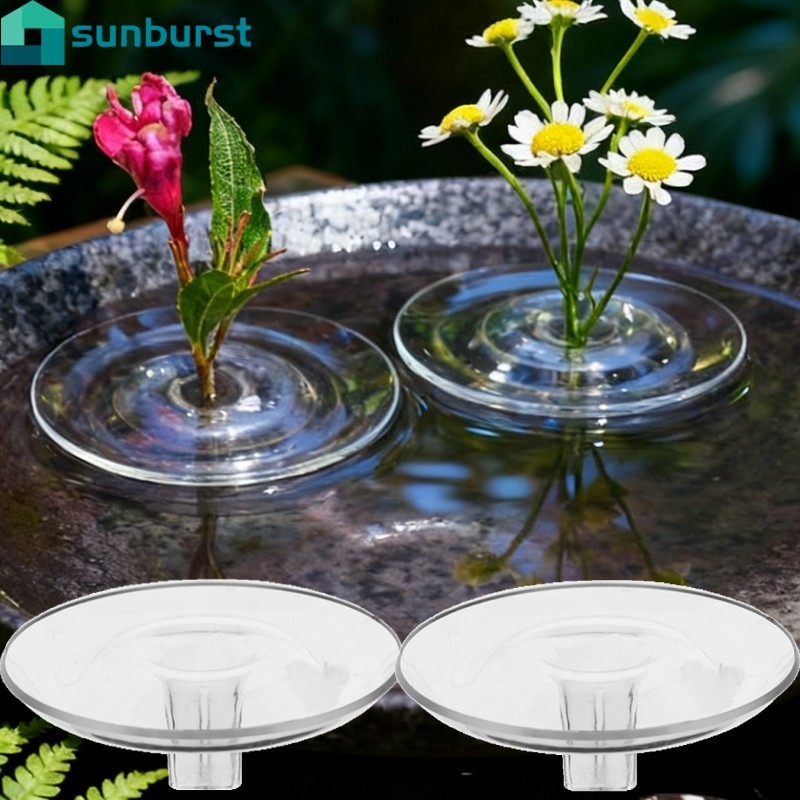 20/10Pcs Floating Floral Arrangement Holder - Transparent Stem Holder ...