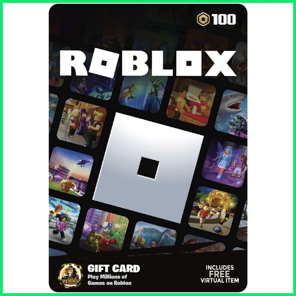 Perins | Roblox Robux ( 100 / 200 / 400 / Premium ) Gift Cards [By ...