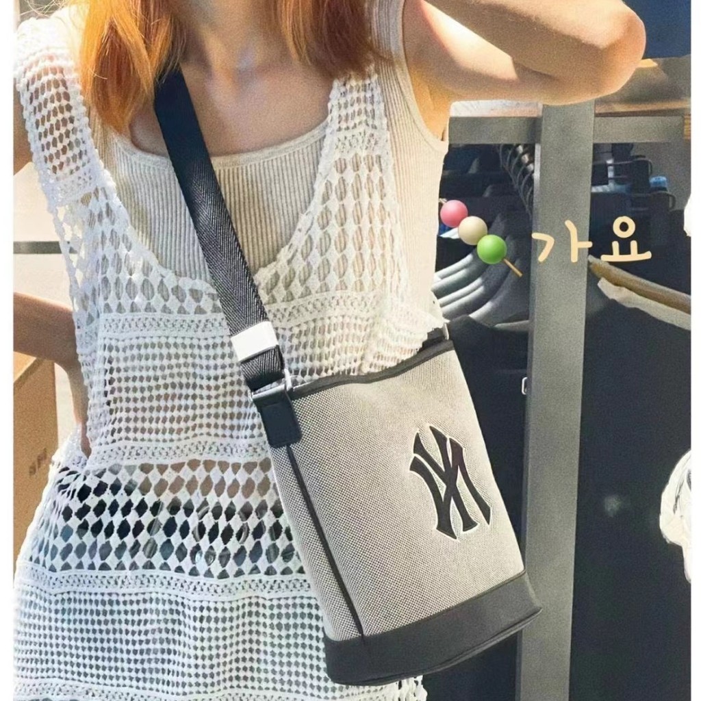 MLB Bucket Bag 2025NY Embroidered Ladies Daily Fashion All-Match Large ...