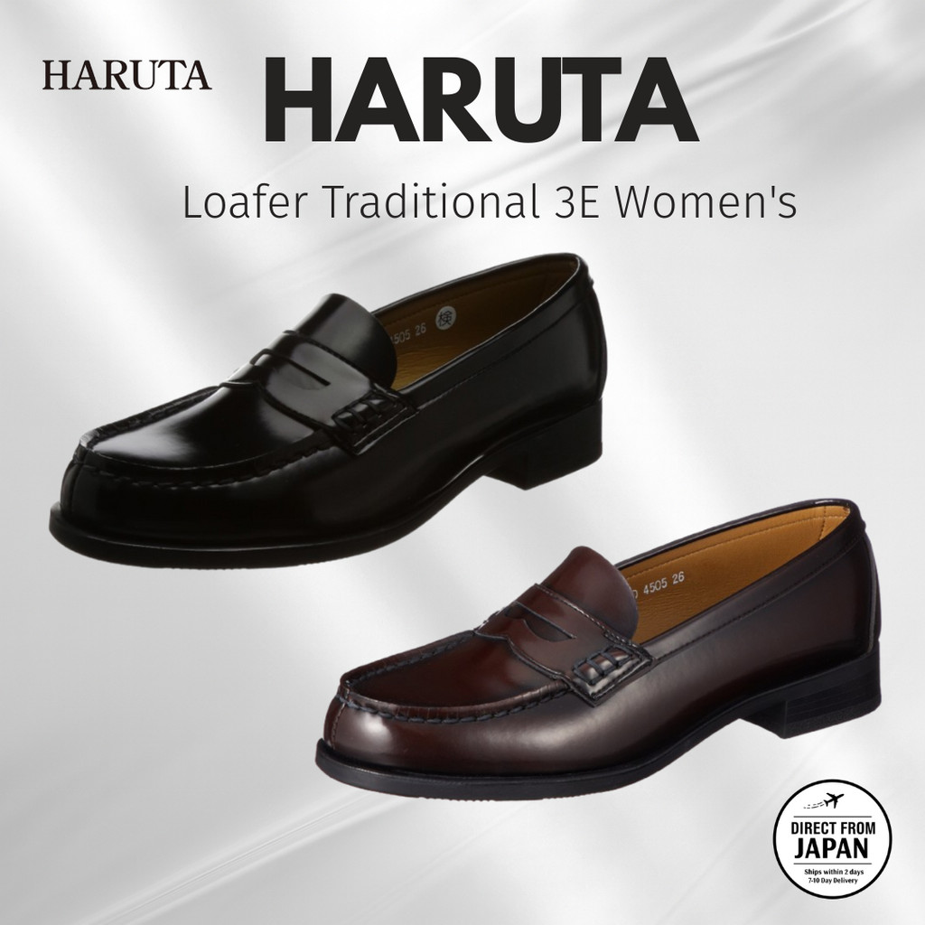 Haruta Loafer Traditional 3E Synthetic Leather Women's | Shopee Philippines