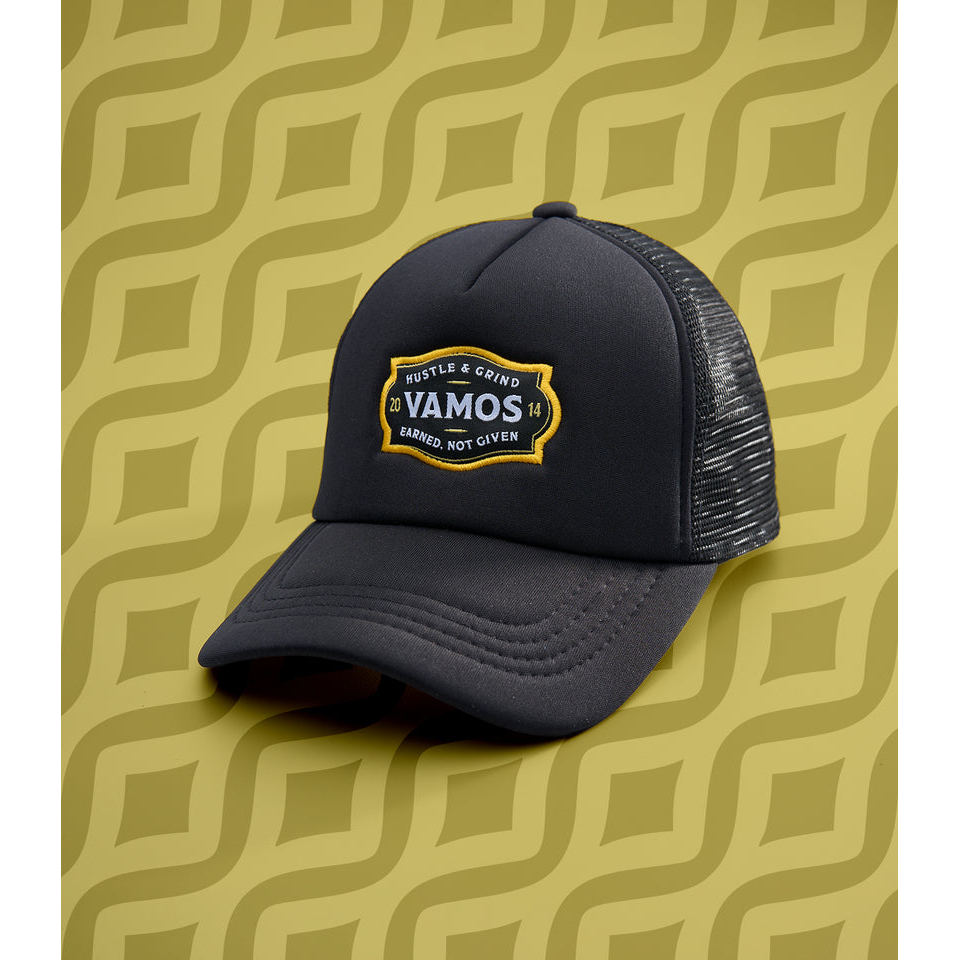 GRND (BLACK) VAMOS TRUCKER CAP | Shopee Philippines