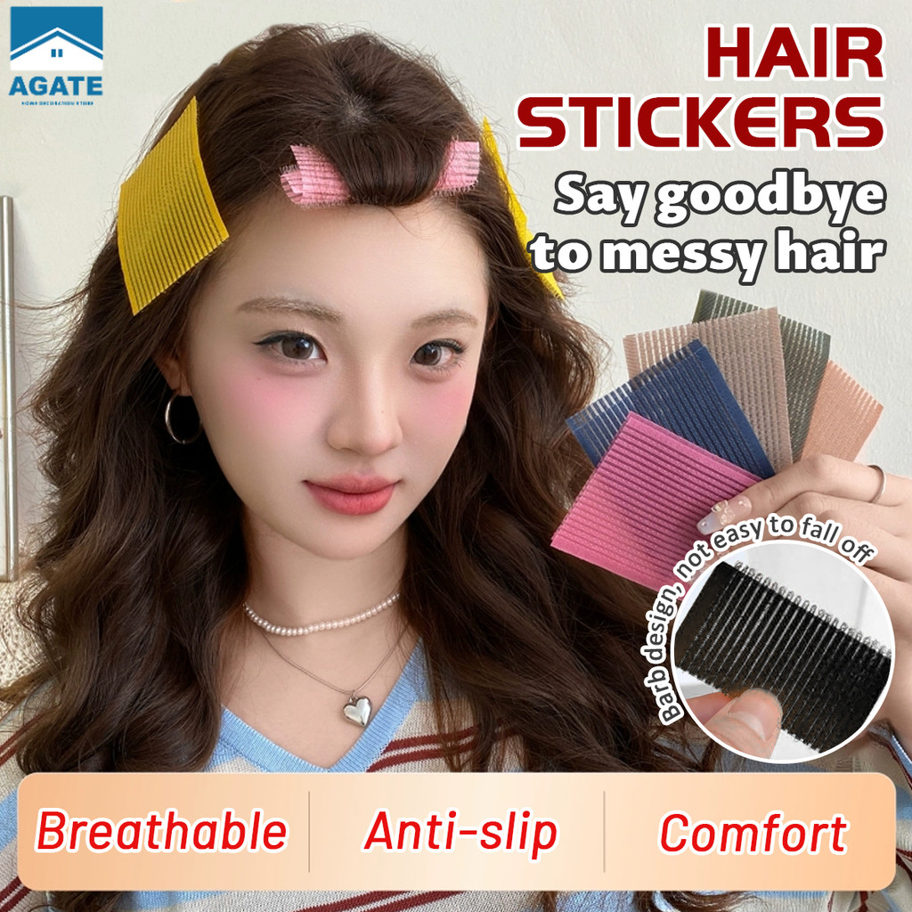 No-Trace Bangs Sticker Nylon Hair Paste Pad Velcro Hair Adhesive Broken ...