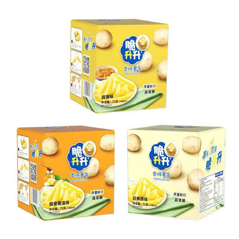 New Product Ready Stock Crispy Rise Box 72g * 3 Box Crispy French Fries ...