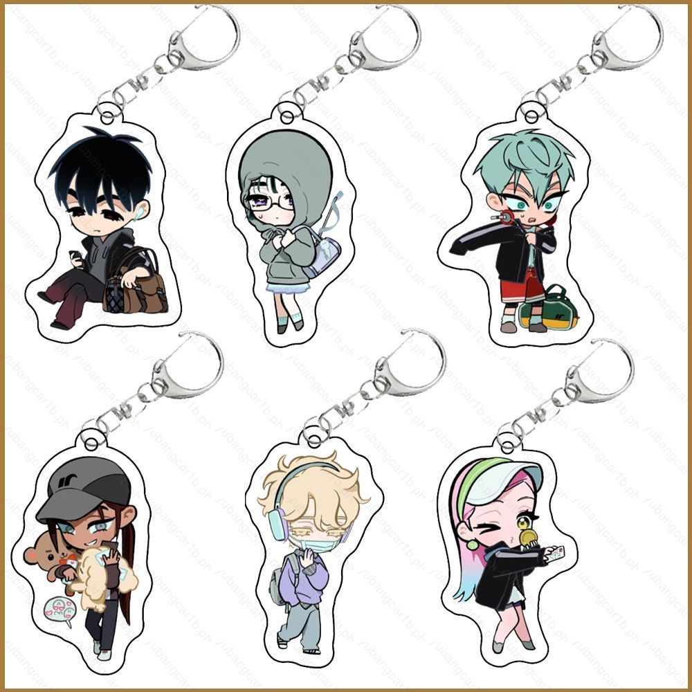 YB1 ALIEN STAGE Acrylic Keychain Mizi Ivan Luka Pendant Cartoon Bags ...