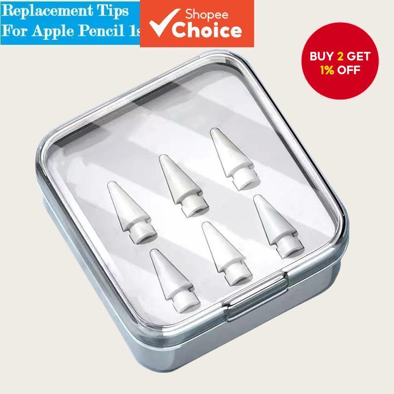 Trendy Trendy New 6Pcs/Set Replacement Tips for Apple Pencil 1st/2nd ...