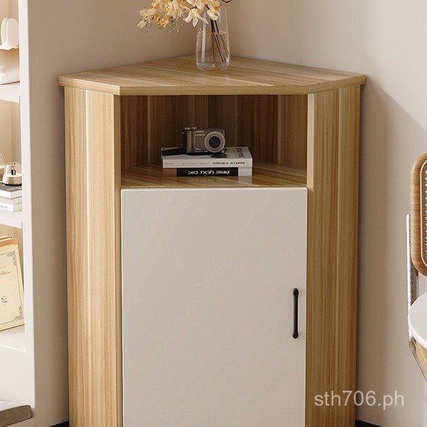 Triangular Corner Cabinet Living Room Storage Cabinet Wall Corner ...