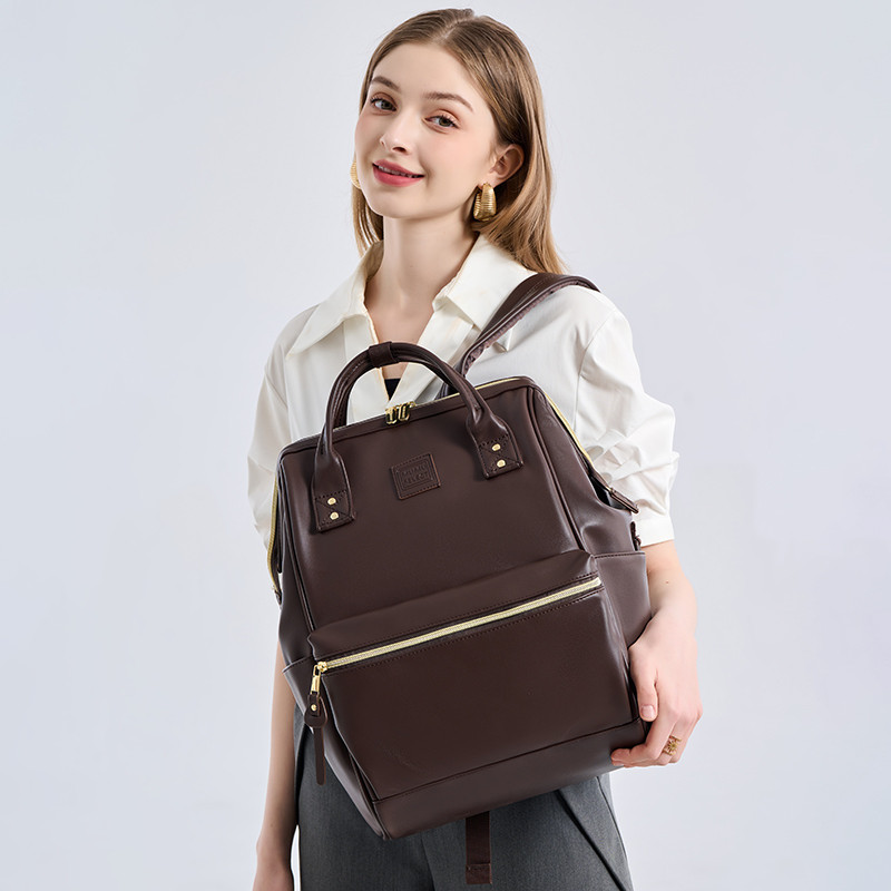 【Mumu Select】M690 Large Quality Pu Leather Unisex Back Pack Travel ...
