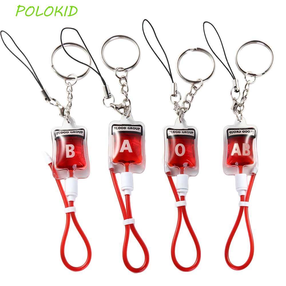 POLOKID Blood Bag Keychain, Bag Charm Unique Blood Bag Pendant, Keyring ...