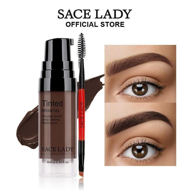 SACE LADY 3D Eyebrow Gel 6ml Lasting 24H Waterproof Smudge-proof Tinted ...