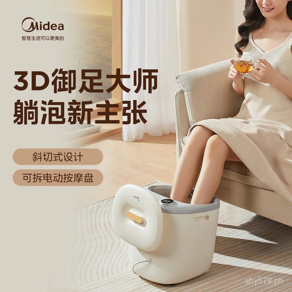 Foot Soak Bucket Gift Foot Bath Basin Heating Electric Massage Foot ...