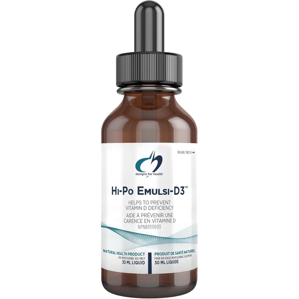 Designs for Health Hi-Po Emulsi Vitamin D Drops - Liquid Vitamin D 2000 ...