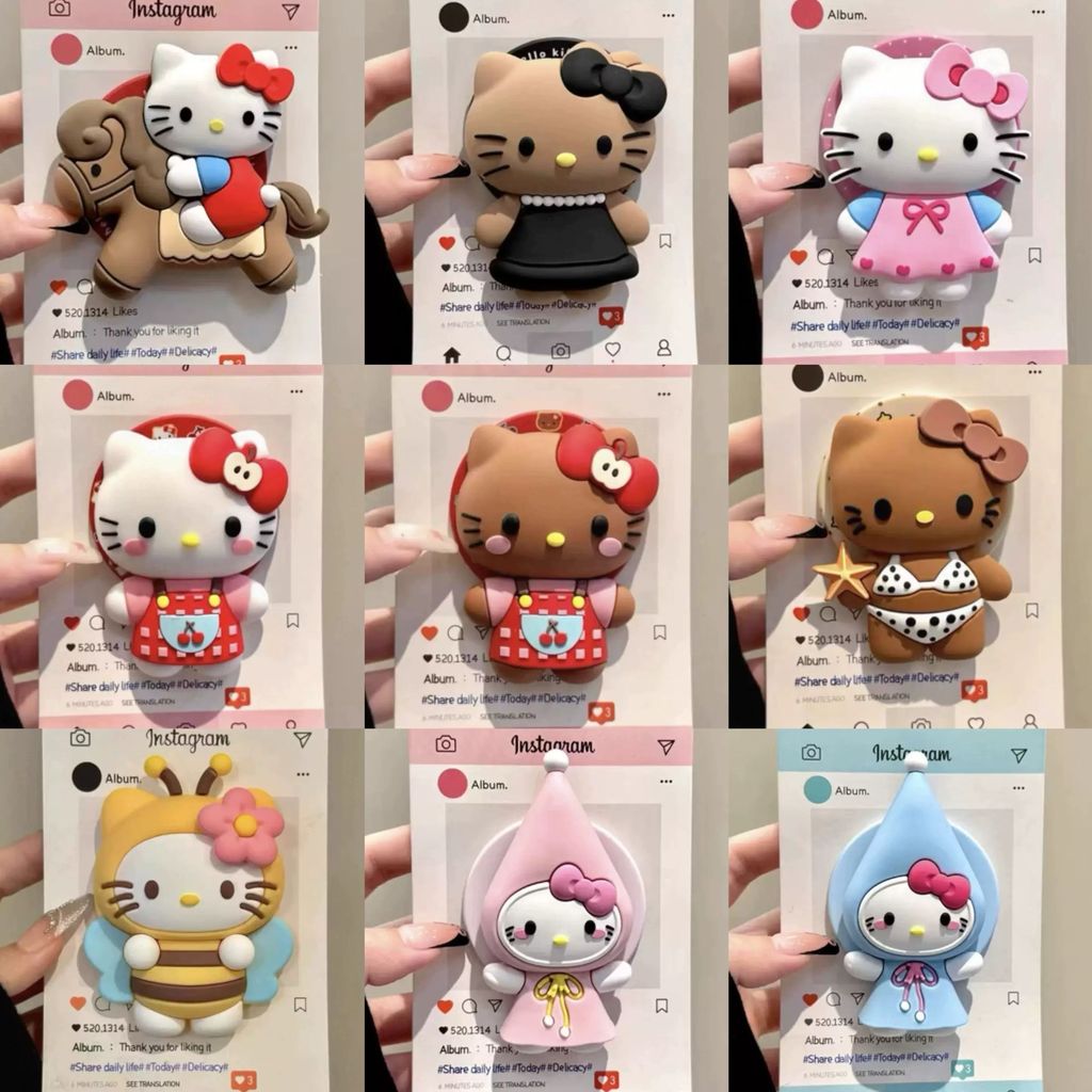 griptok magsafe griptok Cartoon Cartoon Silicone kitty Cat Suitable for ...
