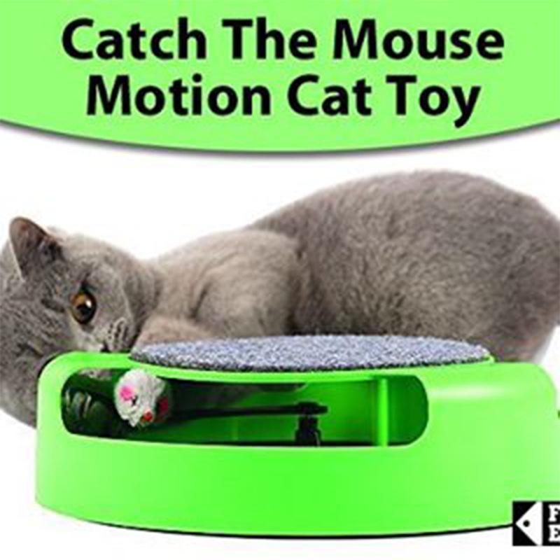 FITOW Cat Spinning Wheel Toy Self Fun Mouse Catching Toy Top Cat ...