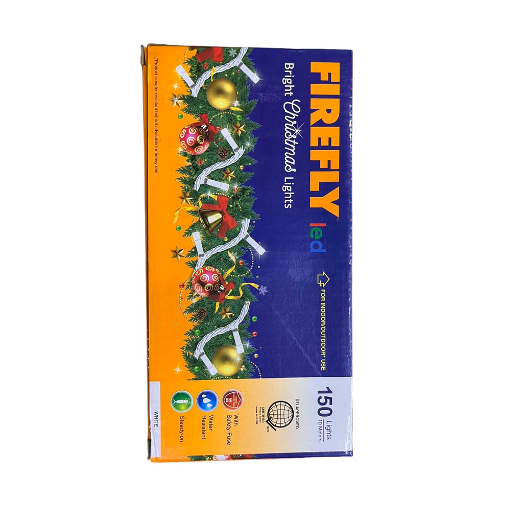 Firefly LED Christmas Light 150 LED Light Bulbs 10 Meters Steady only ...