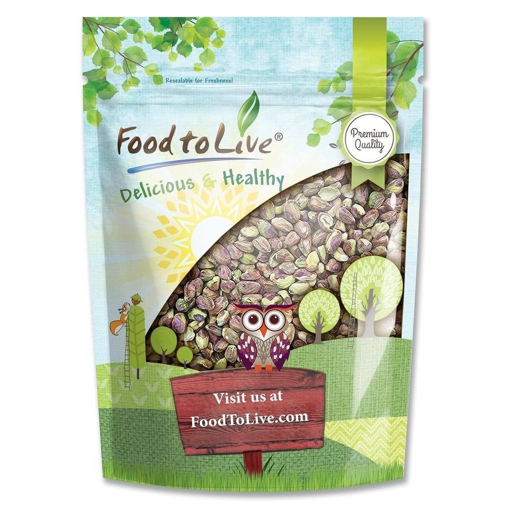 Food to Live No Shell Pistachios, 3 Pounds – Unsalted, Kernels ...