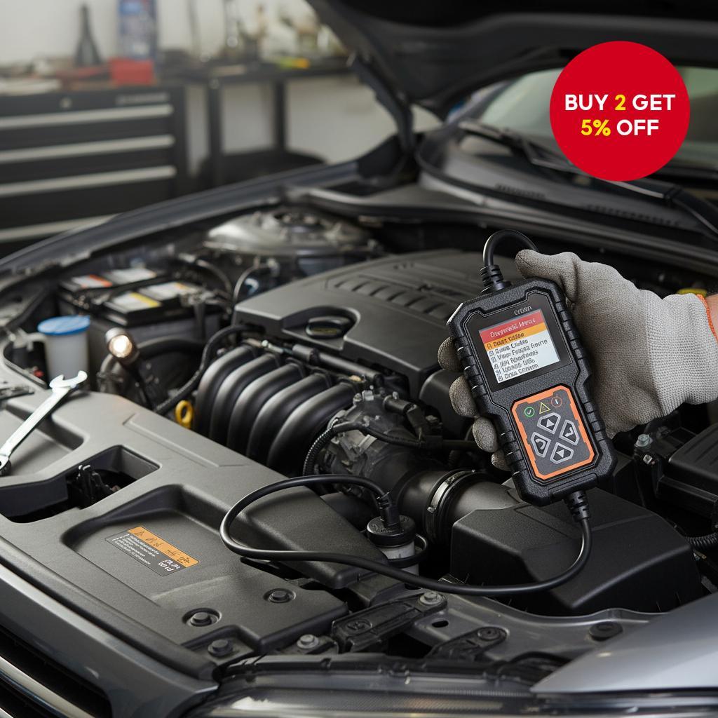 CY3001 universal OBD II scan tool for diagnosing engine faults and ...