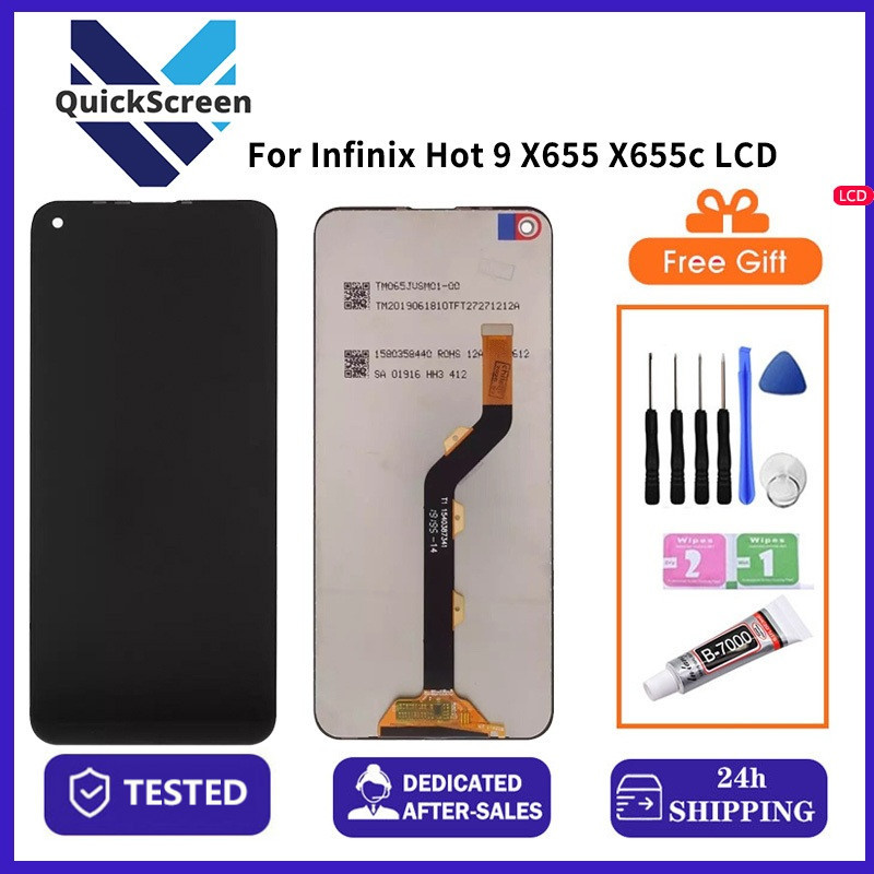 [QuickScreen] For Infinixix Hot 9 X655 X655c LCD DIsplay Touch Screen ...