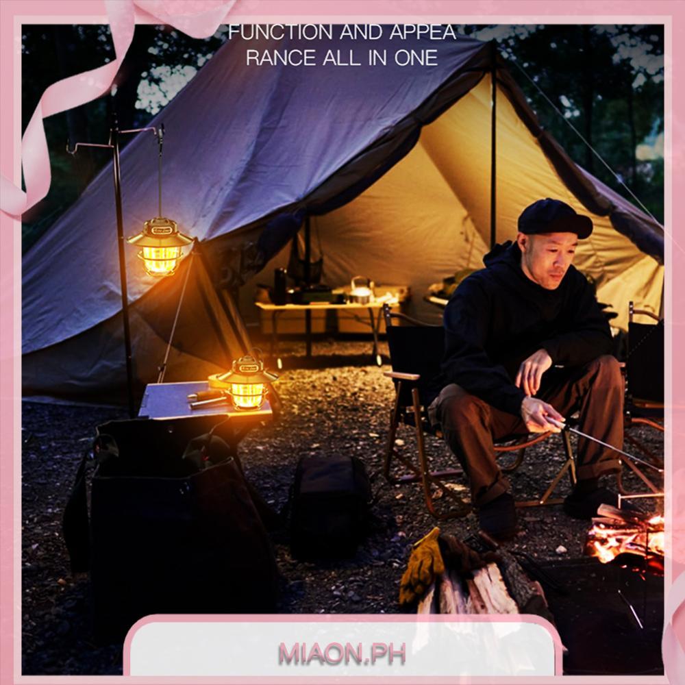 [miaon.ph] LED Camping Lamp Vintage 200LM Tent Light Stepless Dimming ...